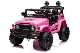 12V Licensed Pink Toyota FJ Cruiser Ride On Car